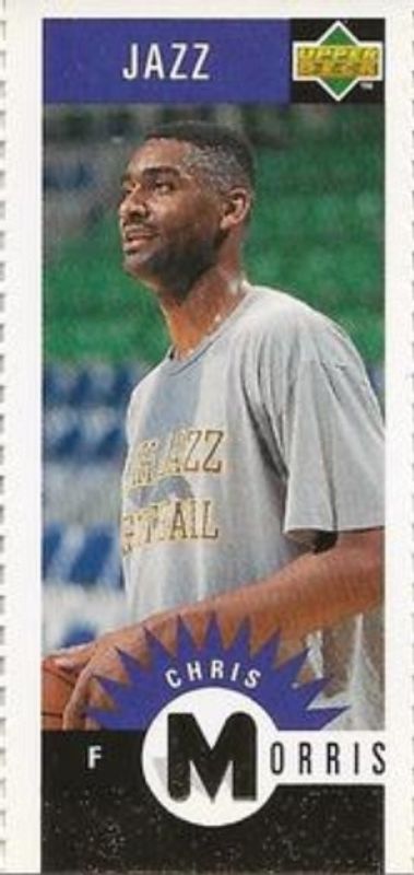 Chris Morris 1996 Upper Deck Collector's Choice #M82 Mini Cards - Gold ...