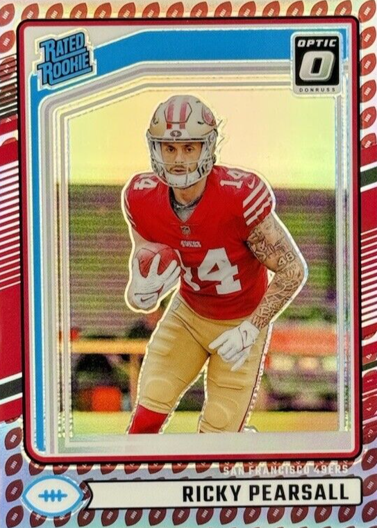 Ricky Pearsall 2024 Donruss #318 Optic Preview - Football Emoji /(SSP ...