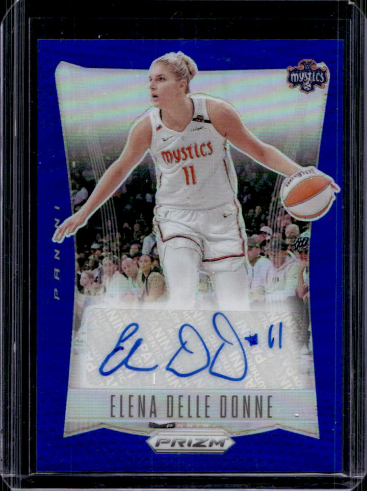 Elena Delle Donne 2024 Prizm WNBA #TB-EDD Throwback Signatures - Blue ...