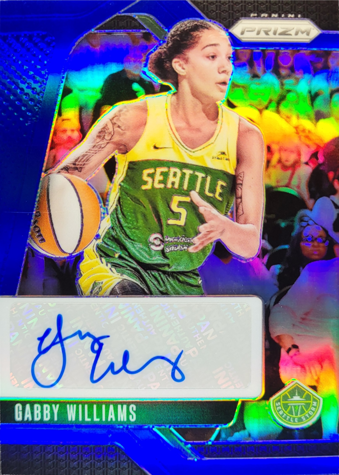 Gabby Williams 2024 Prizm WNBA #SG-GW Signatures - Blue /75 Price Guide ...