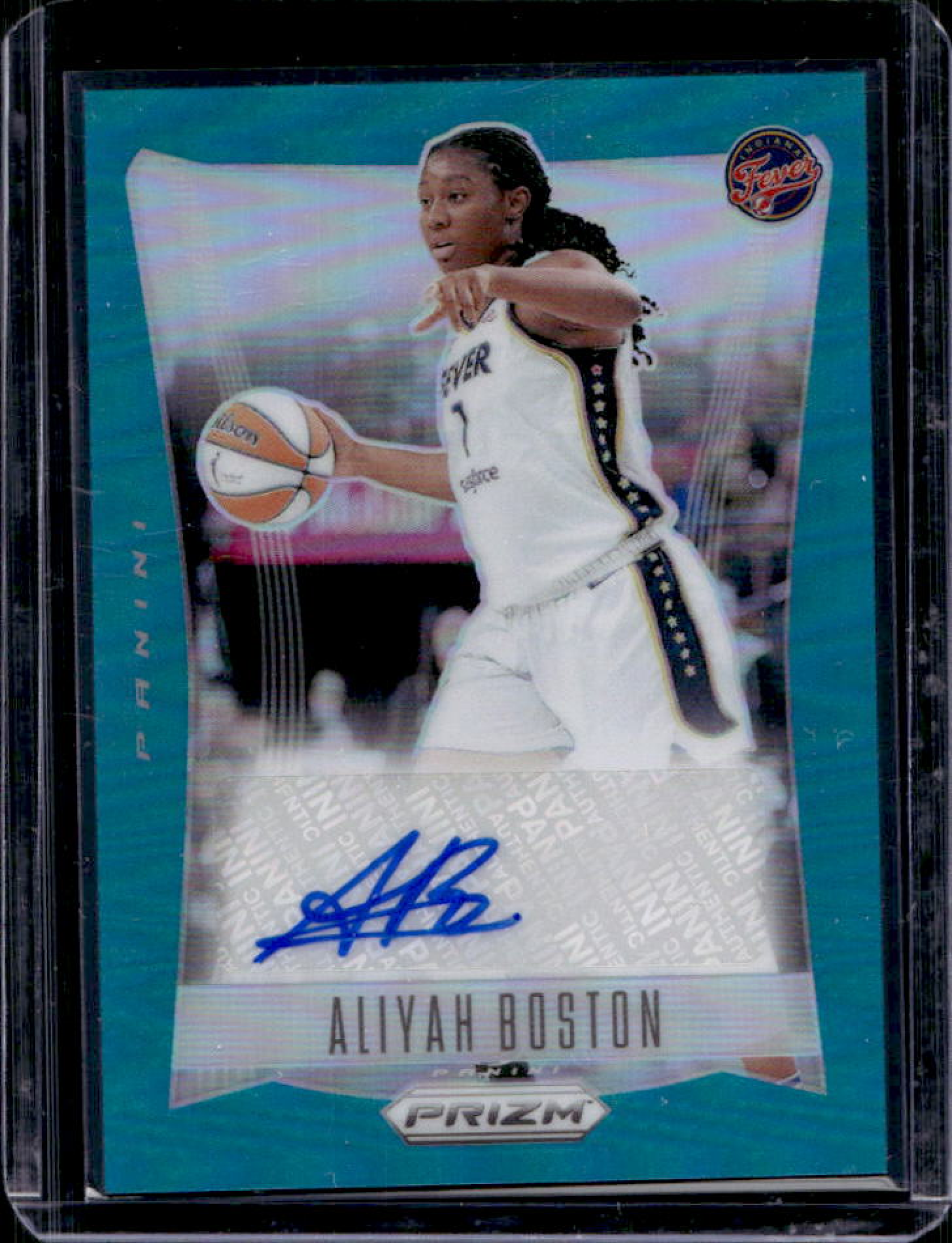 Aliyah Boston 2024 Prizm WNBA #TB-AB Throwback Signatures - Teal /35 ...