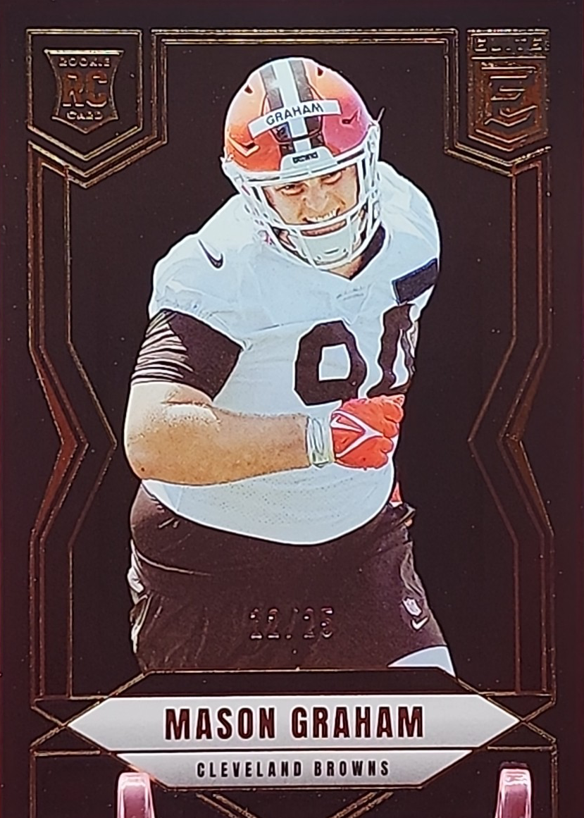 Mason Graham 2025 Elite #125 Black /25 Price Guide - Sports Card Investor