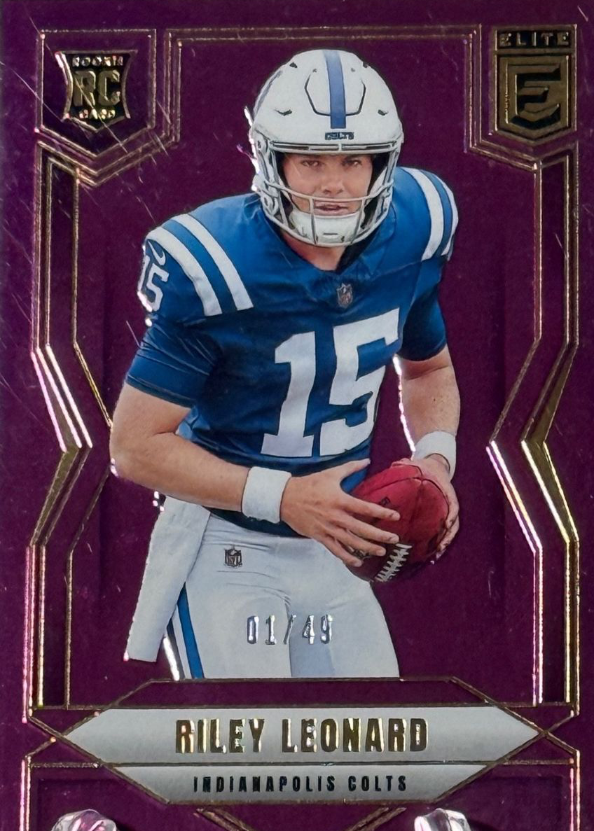 Riley Leonard 2025 Elite #170 Purple /49 Price Guide - Sports Card Investor