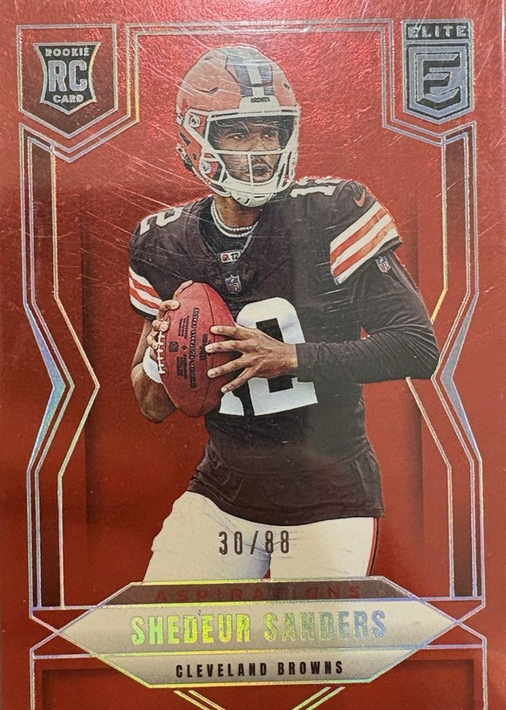 Shedeur Sanders 2025 Elite #112 Aspirations (/88) Price Guide - Sports ...