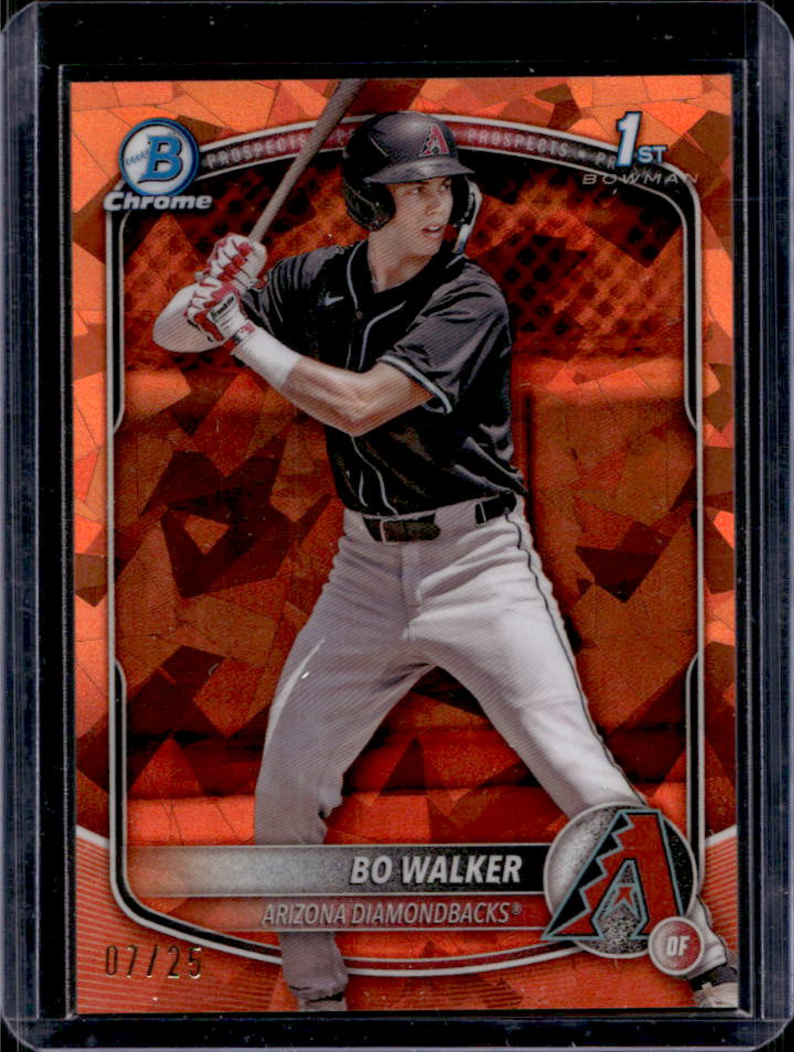 Bo Walker 2025 Bowman Sapphire Edition #BCP-92 Chrome Prospects ...
