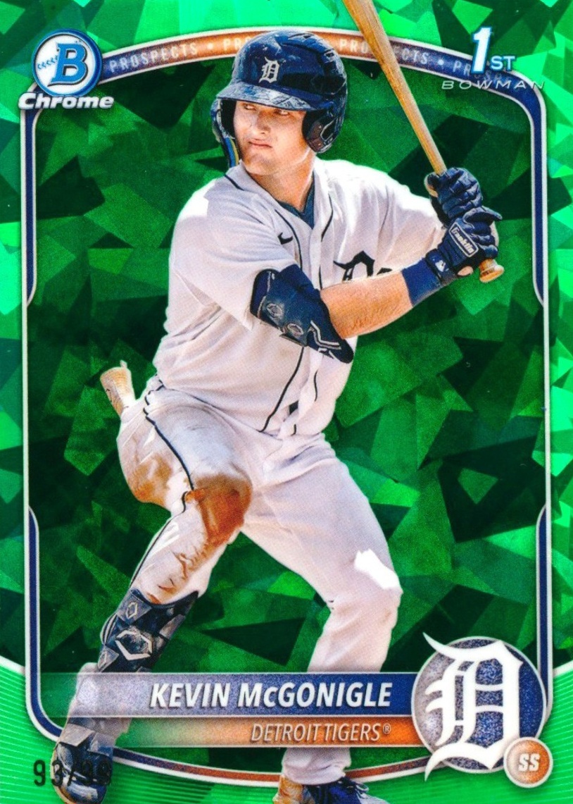 Kevin McGonigle 2025 Bowman Sapphire Edition #BCP-79 Chrome Prospects ...