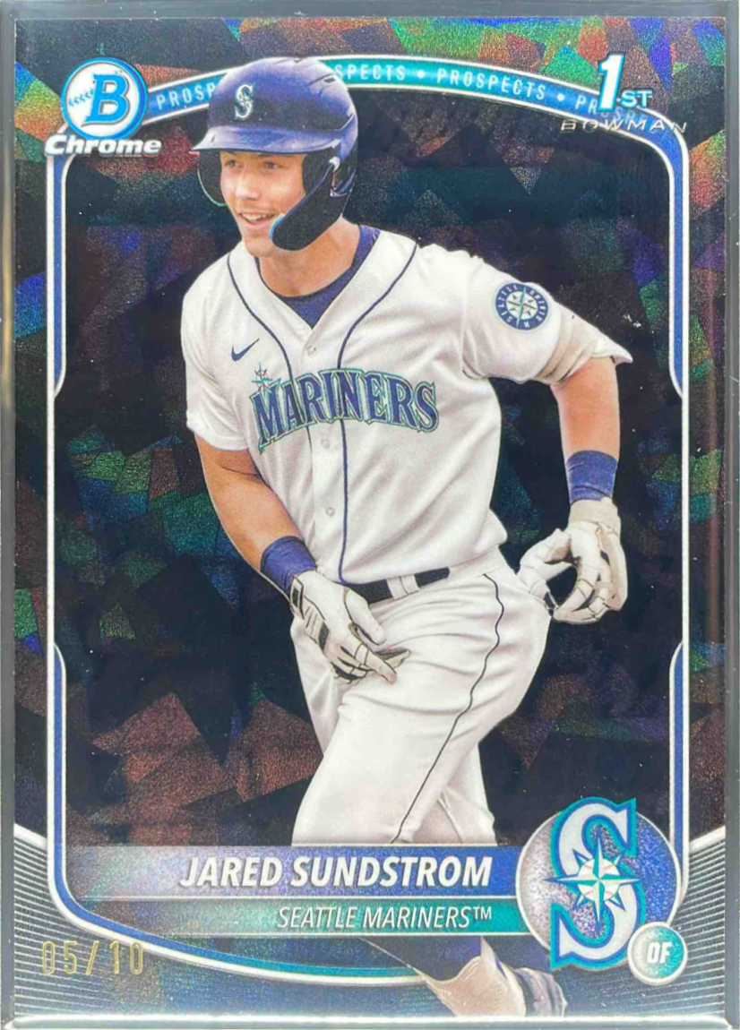 Jared Sundstrom 2025 Bowman Sapphire Edition #BCP-85 Chrome Prospects ...