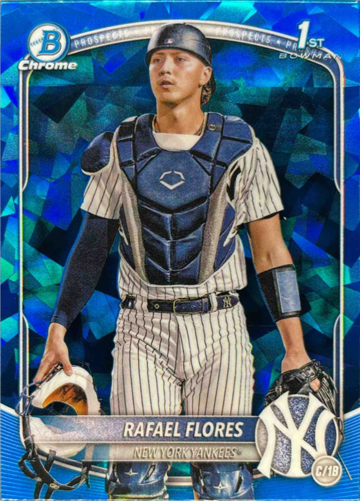 Rafael Flores 2025 Bowman Sapphire Edition #BCP-34 Chrome Prospects ...