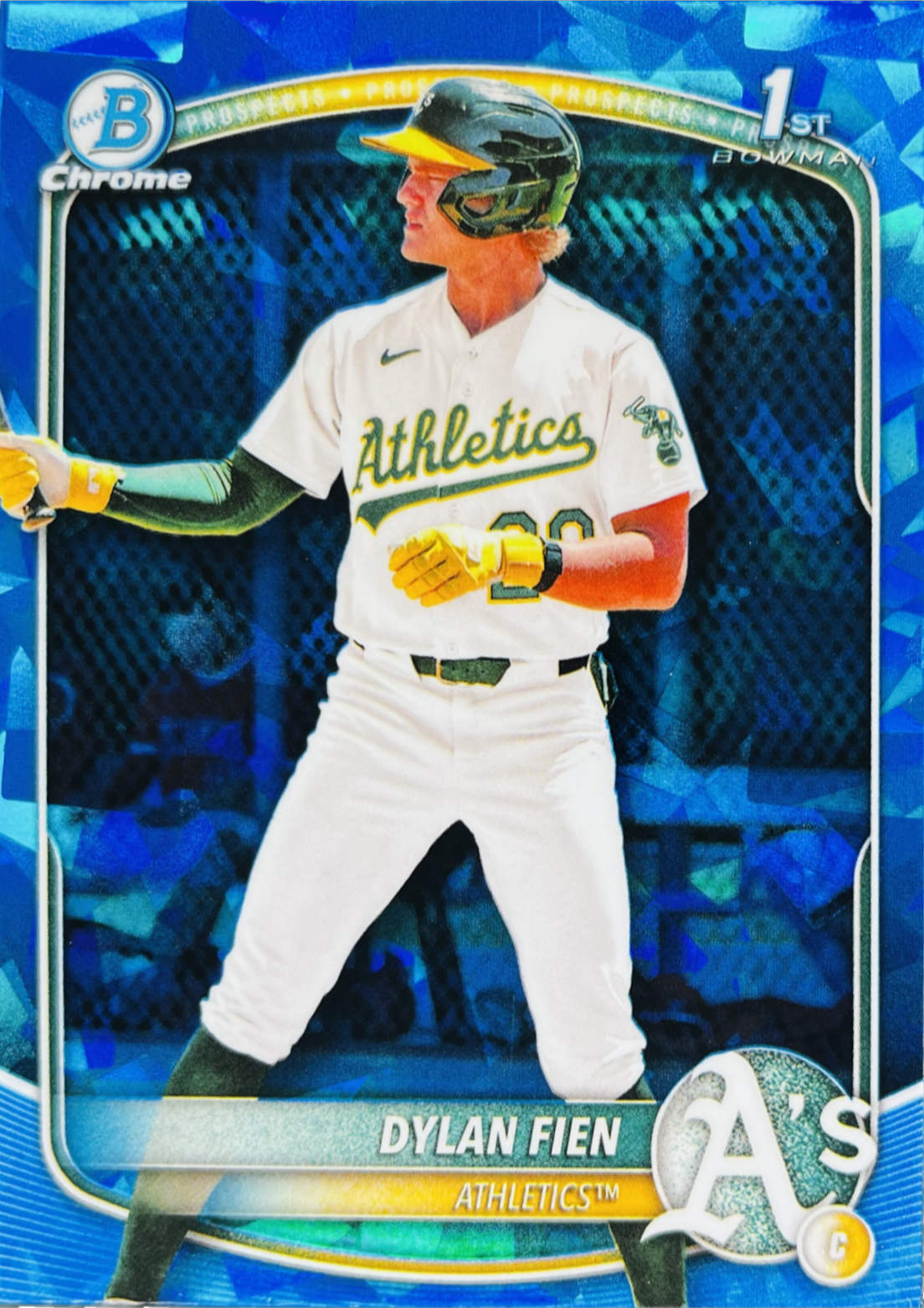 Dylan Fien 2025 Bowman Sapphire Edition #BCP-47 Chrome Prospects Price ...