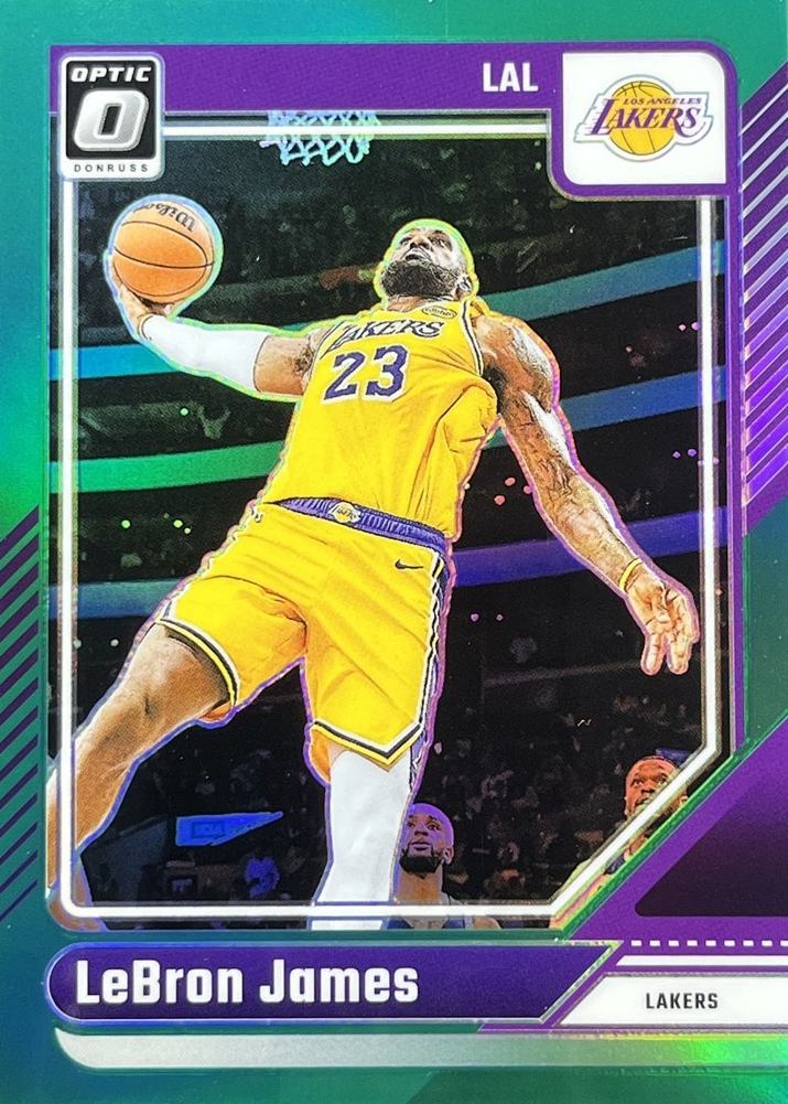LeBron James 2024 Optic #148 Green /5 Price Guide - Sports Card Investor