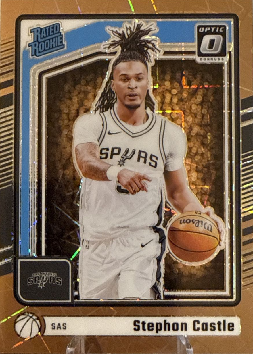 Stephon Castle 2024 Optic #254 Bronze Velocity /125 Price Guide ...