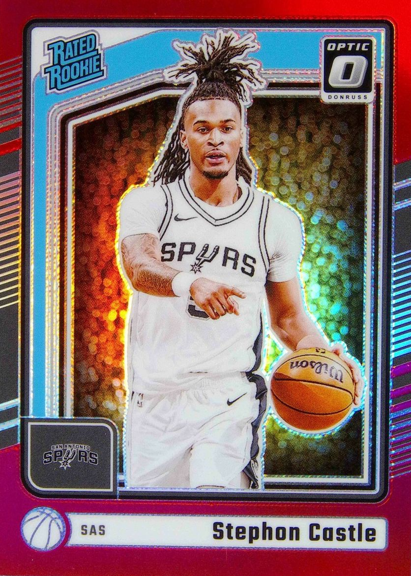 Stephon Castle 2024 Optic #254 Red /99 Price Guide - Sports Card Investor