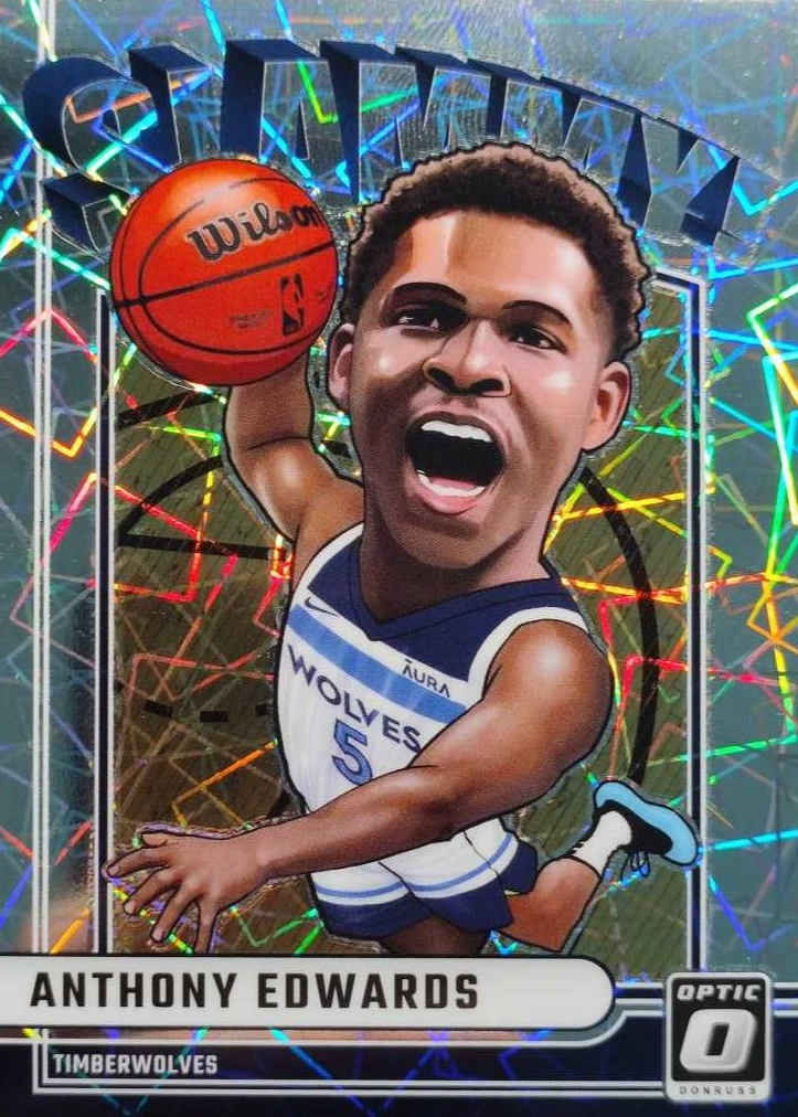Anthony Edwards 2024 Optic #9 Slammy! /(SSP) Price Guide - Sports Card ...