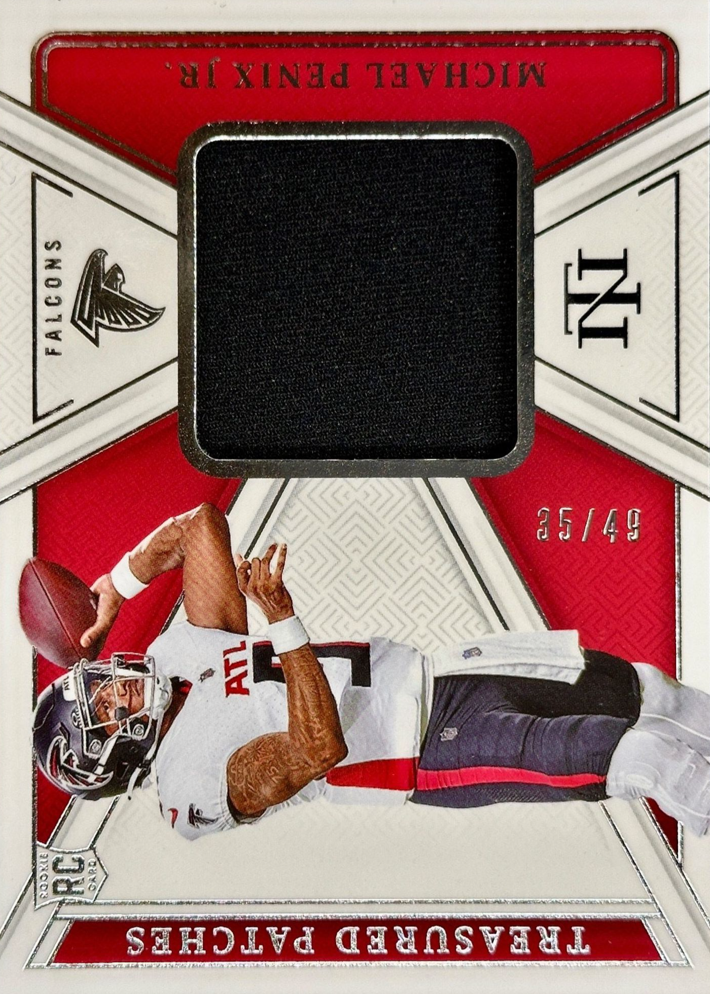 Michael Penix Jr. 2024 National Treasures #TP-MPJ Treasured Patches /49 ...