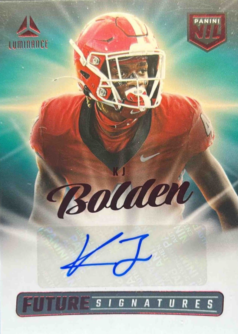 KJ Bolden 2025 Luminance #NIL-KBN Future Signatures NIL - Red Price ...