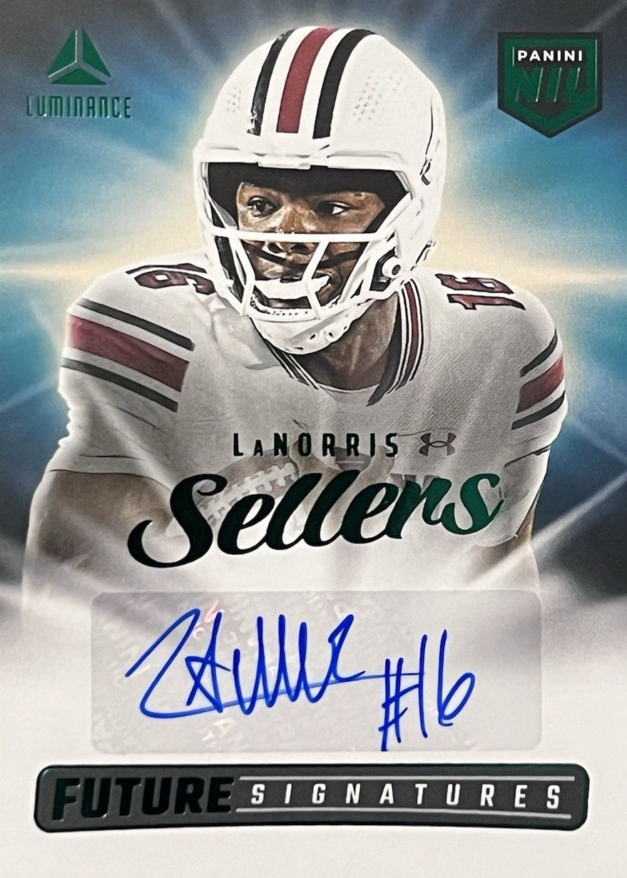 LaNorris Sellers 2025 Luminance #NIL-LSS Future Signatures NIL - Green ...