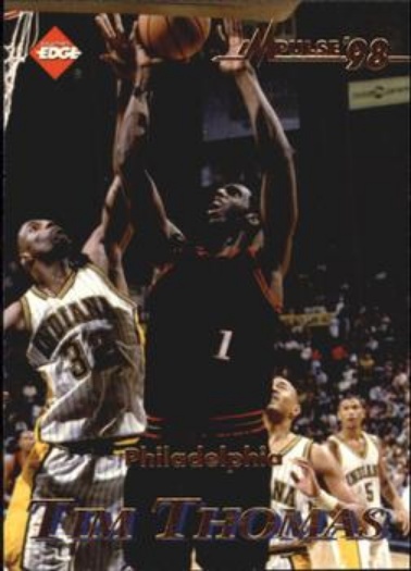 Tim Thomas / Zendon Hamilton 1998 Collector's Edge Impulse #85 Base ...