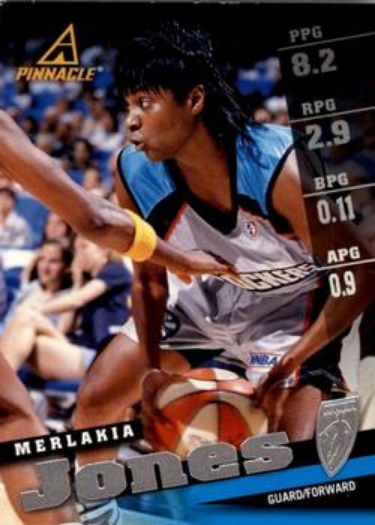 Merlakia Jones 1998 Pinnacle WNBA #41 Base Price Guide - Sports Card ...