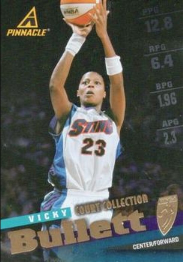 Vicky Bullett 1998 Pinnacle WNBA #19 Court Collection Price Guide ...