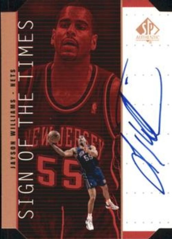 Jayson Williams 1998 SP Authentic #JY Sign of the Times Autographs - Bronze Price Guide - Sports ...