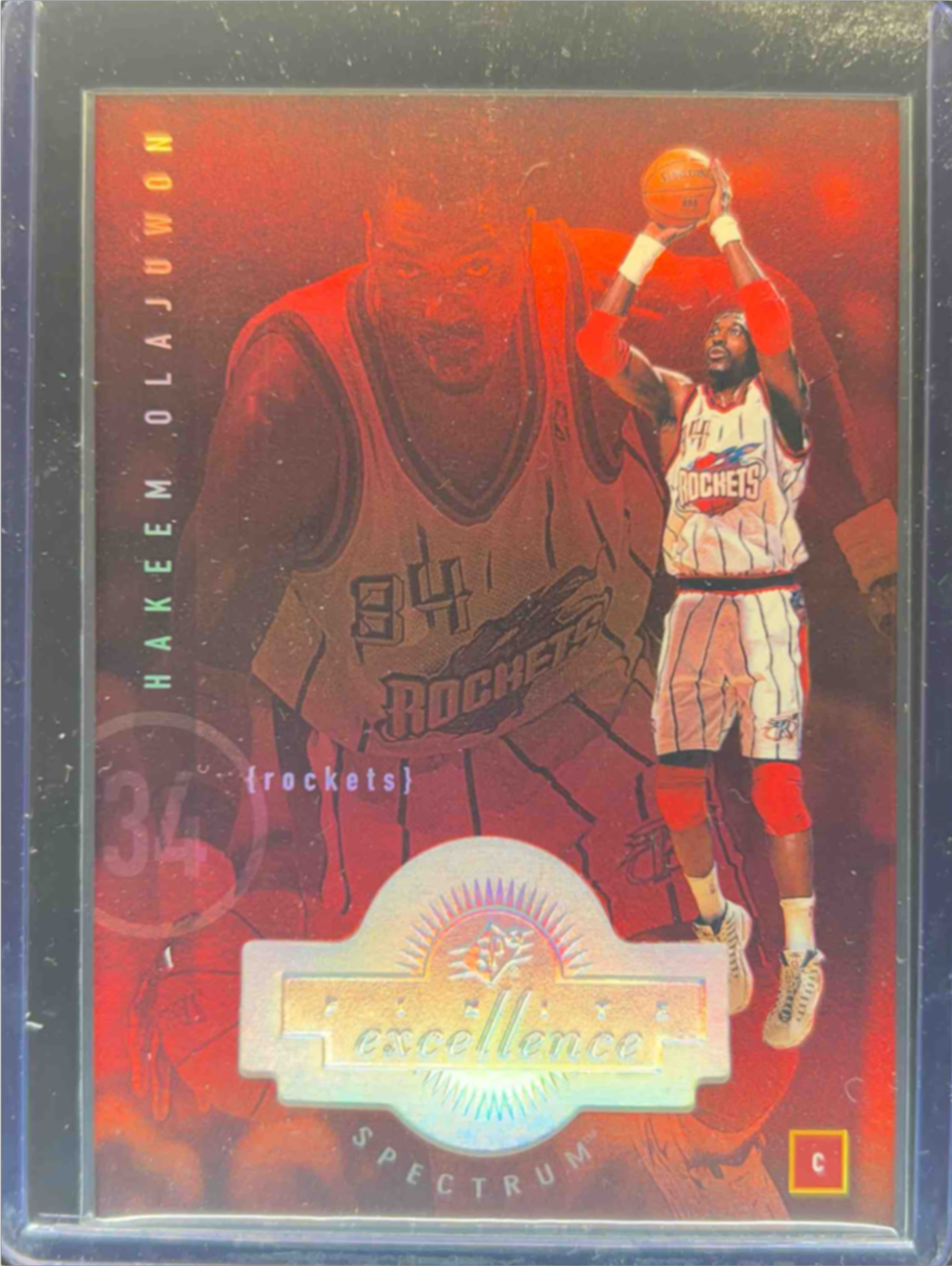 Hakeem Olajuwon 1998 SPx Finite #203 Spectrum /350 Price Guide - Sports Card Investor