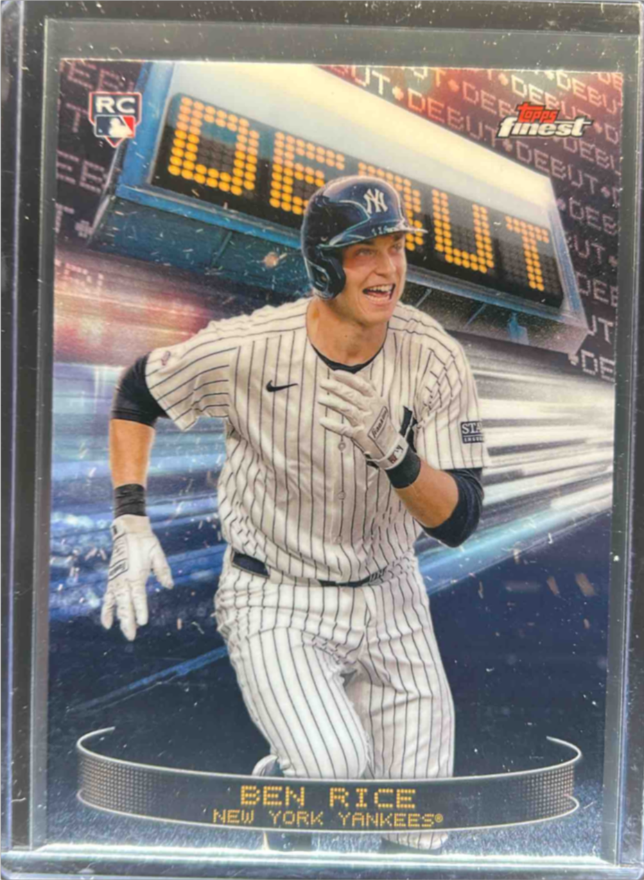 Ben Rice 2025 Topps Finest #D-8 Debut Price Guide - Sports Card Investor