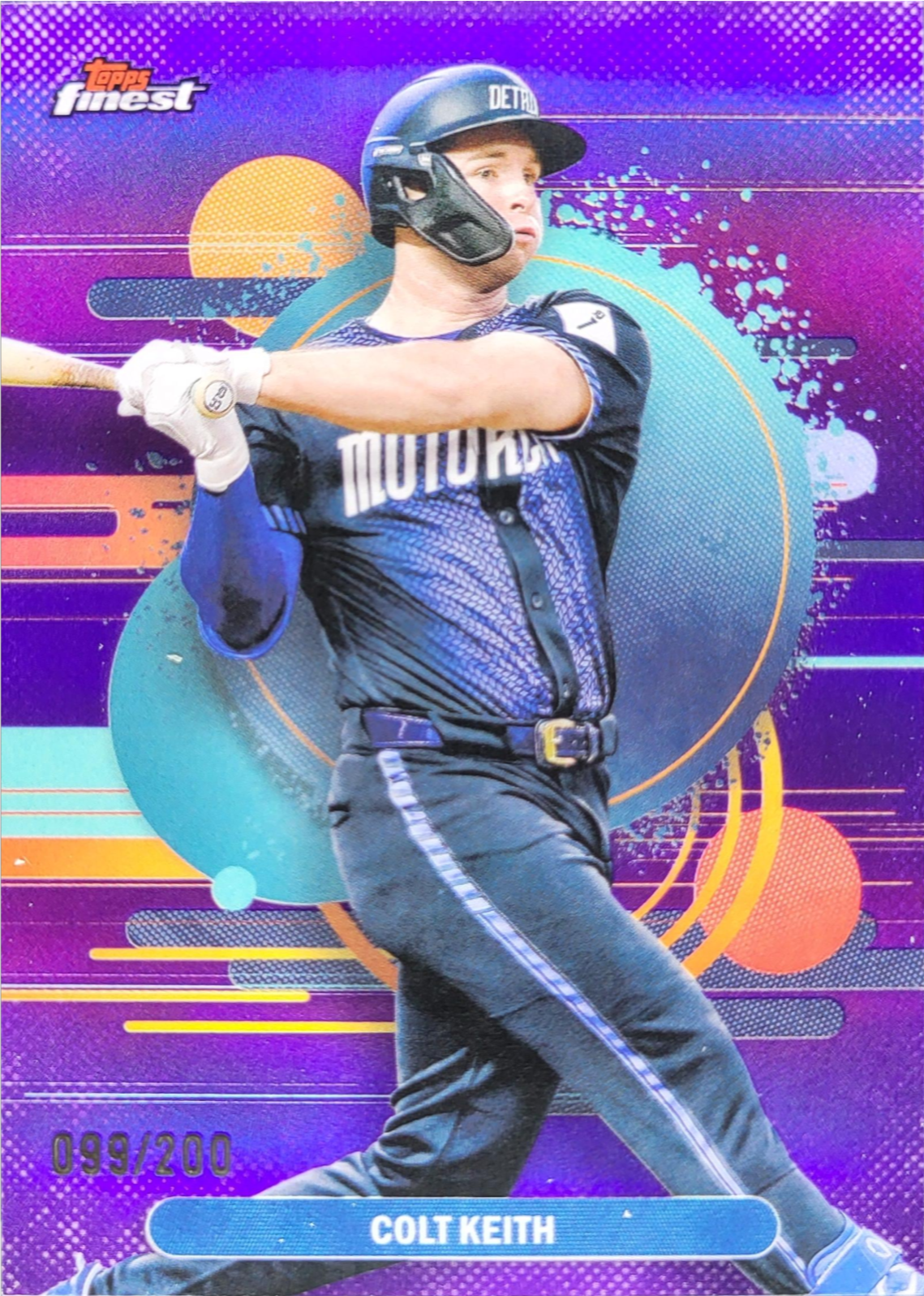 Colt Keith 2025 Topps Finest #142 Base Uncommon - Purple Refractor /200 ...