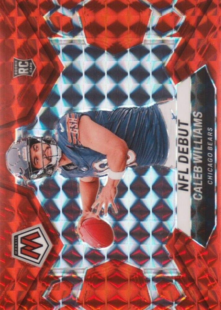 Caleb Williams 2024 Mosaic #289 NFL Debut - Red Price Guide - Sports ...