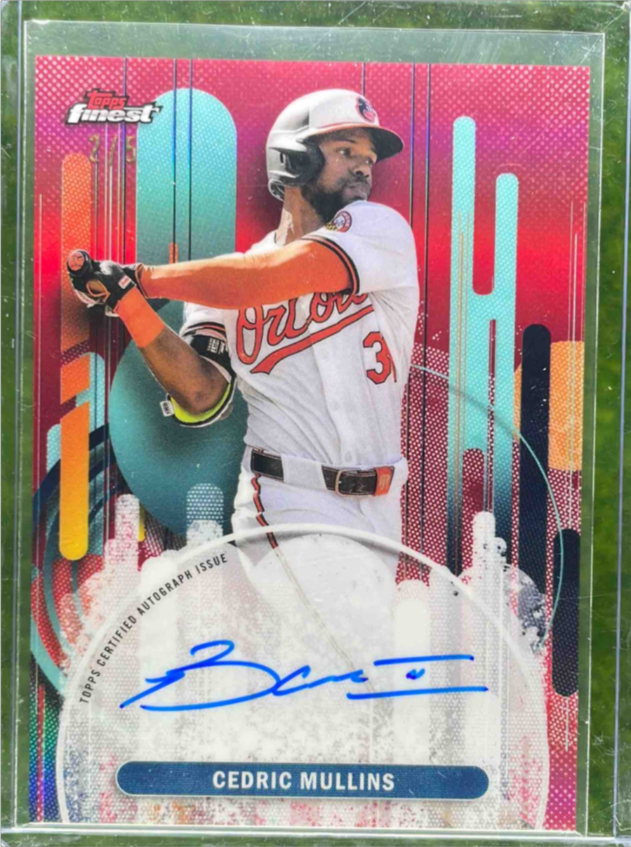Cedric Mullins 2025 Topps Finest #FA-CMU Finest Autographs - Red ...
