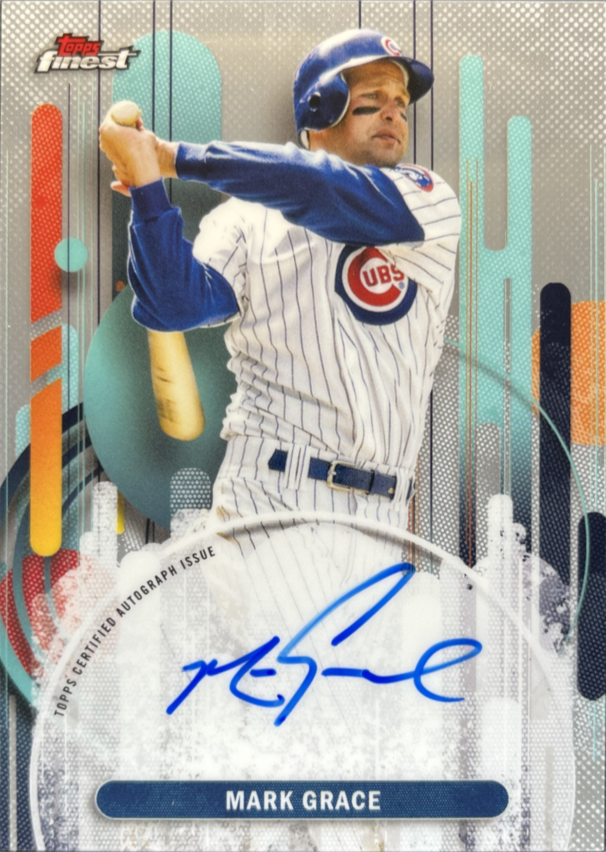 Mark Grace 2025 Topps Finest #FA-MG Finest Autographs Price Guide ...