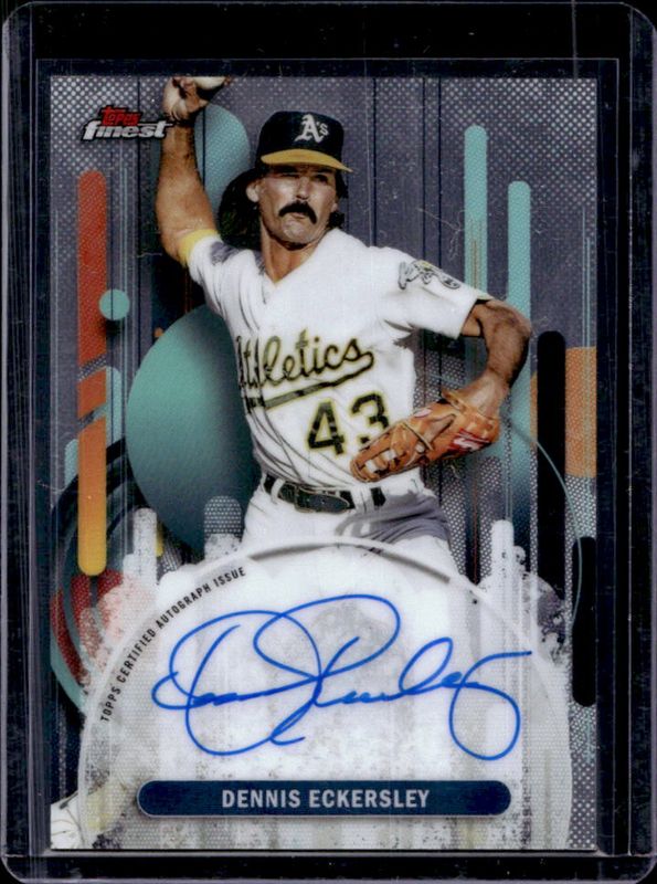 Dennis Eckersley 2025 Topps Finest #FA-DE Finest Autographs Price Guide ...