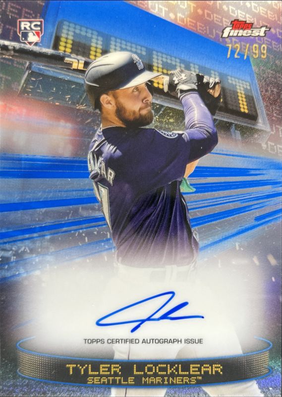 Tyler Locklear 2025 Topps Finest #DAV-TL Debut Autographs - Blue ...