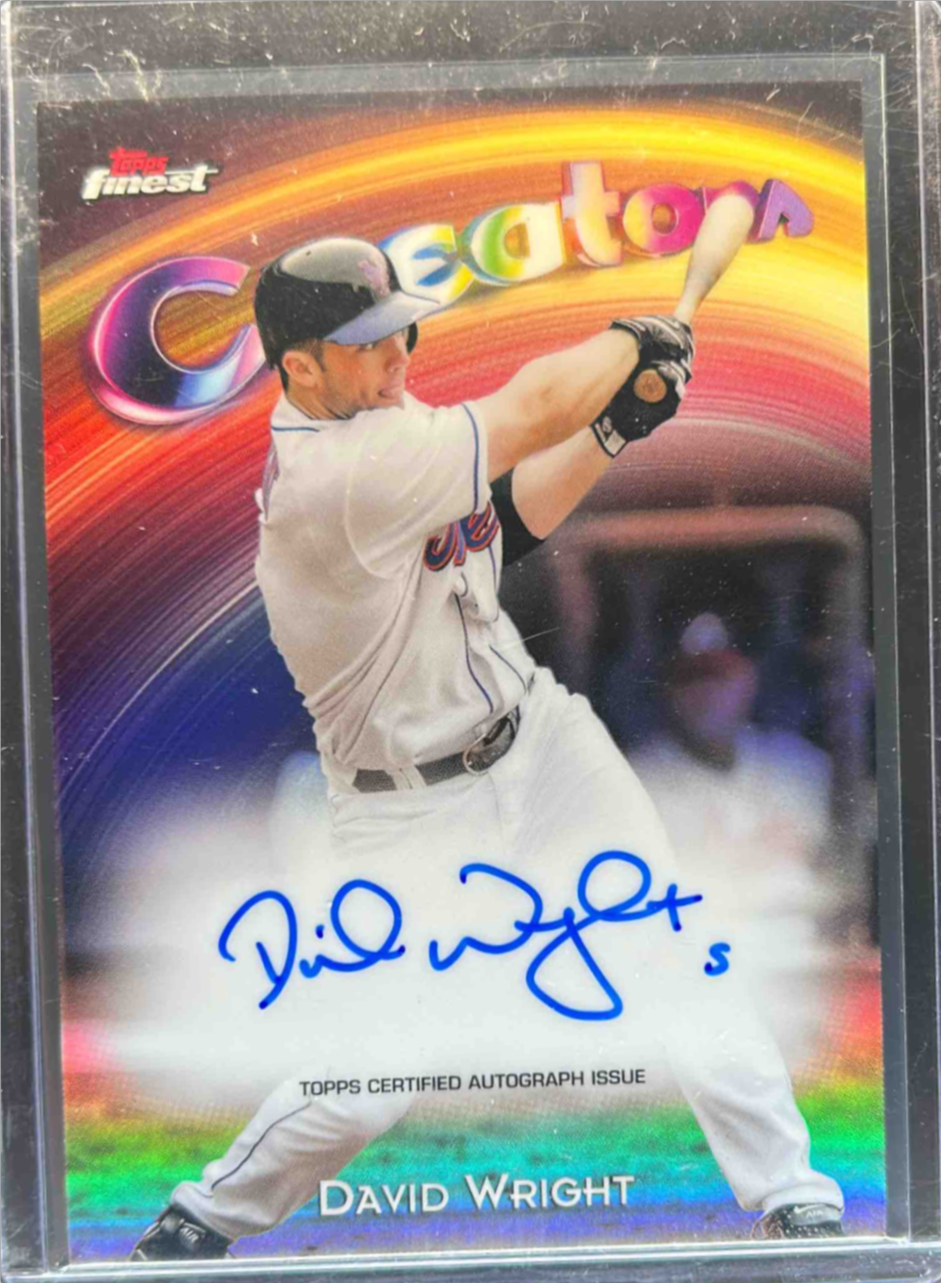 David Wright 2025 Topps Finest #CAV-DW Creators Autographs Price Guide ...