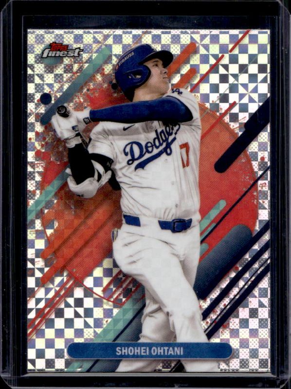 Shohei Ohtani 2025 Topps Finest #208 Base Rare - X-Fractor Price Guide ...