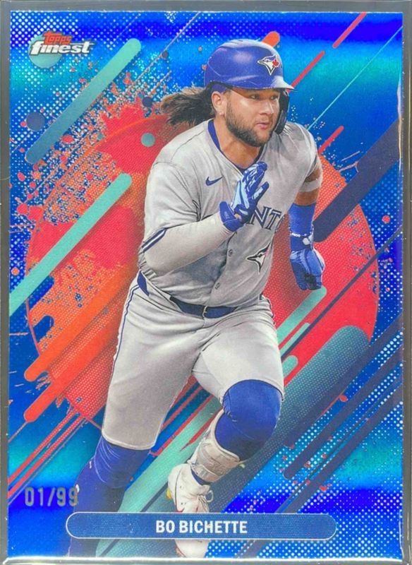 Bo Bichette 2025 Topps Finest #275 Base Rare - Blue Refractor /99 Price ...