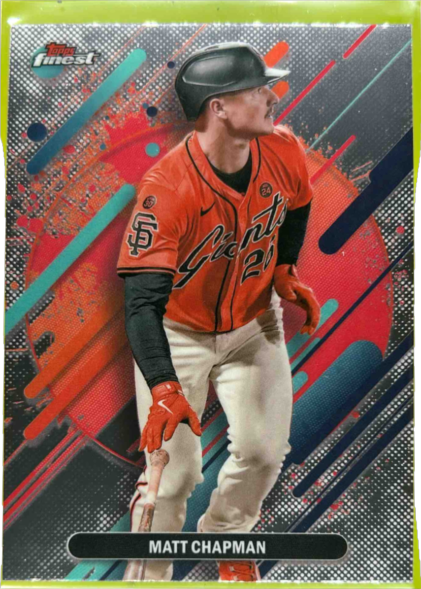 Matt Chapman 2025 Topps Finest #263 Base Rare Price Guide - Sports Card ...