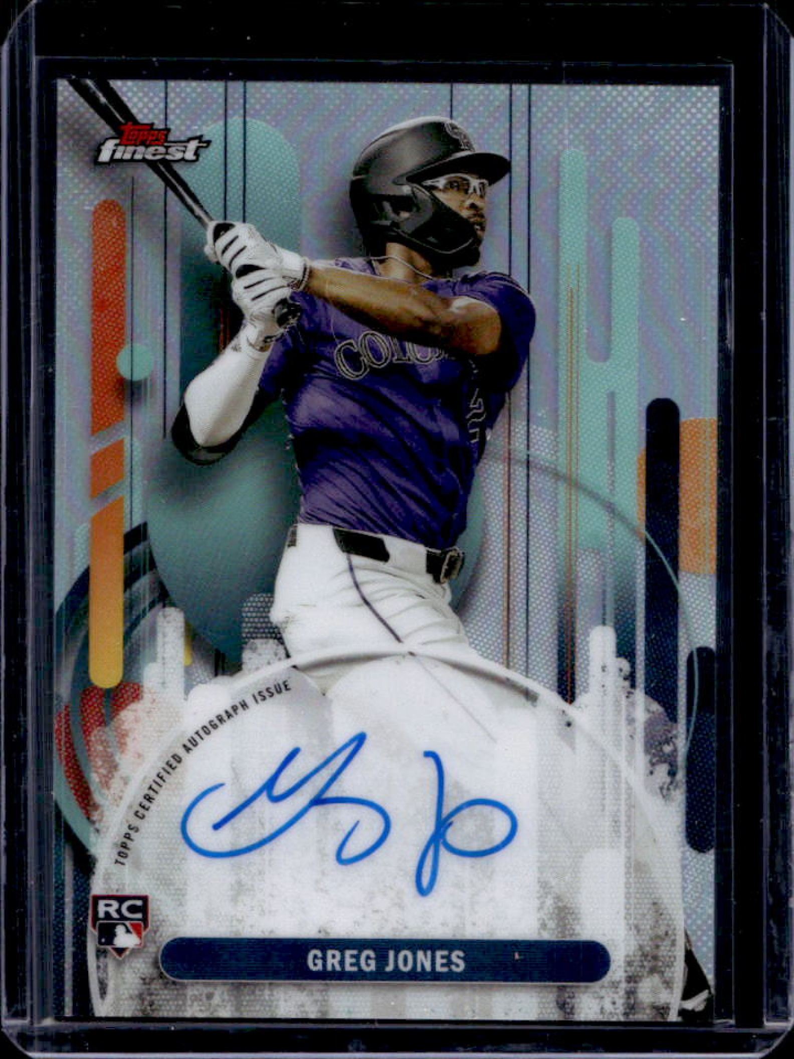 Greg Jones 2025 Topps Finest #FA-GJO Finest Autographs - Refractor ...