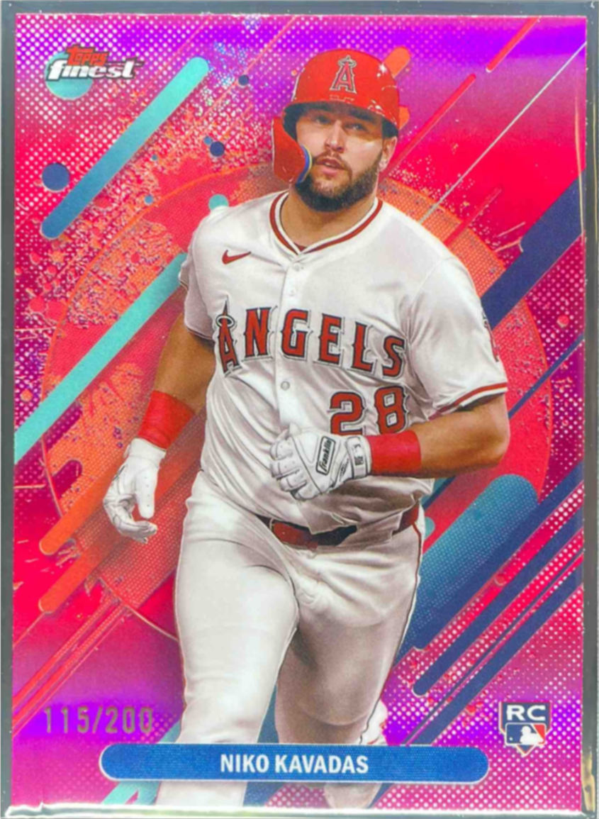 Niko Kavadas 2025 Topps Finest #250 Base Rare - Magenta /200 Price ...