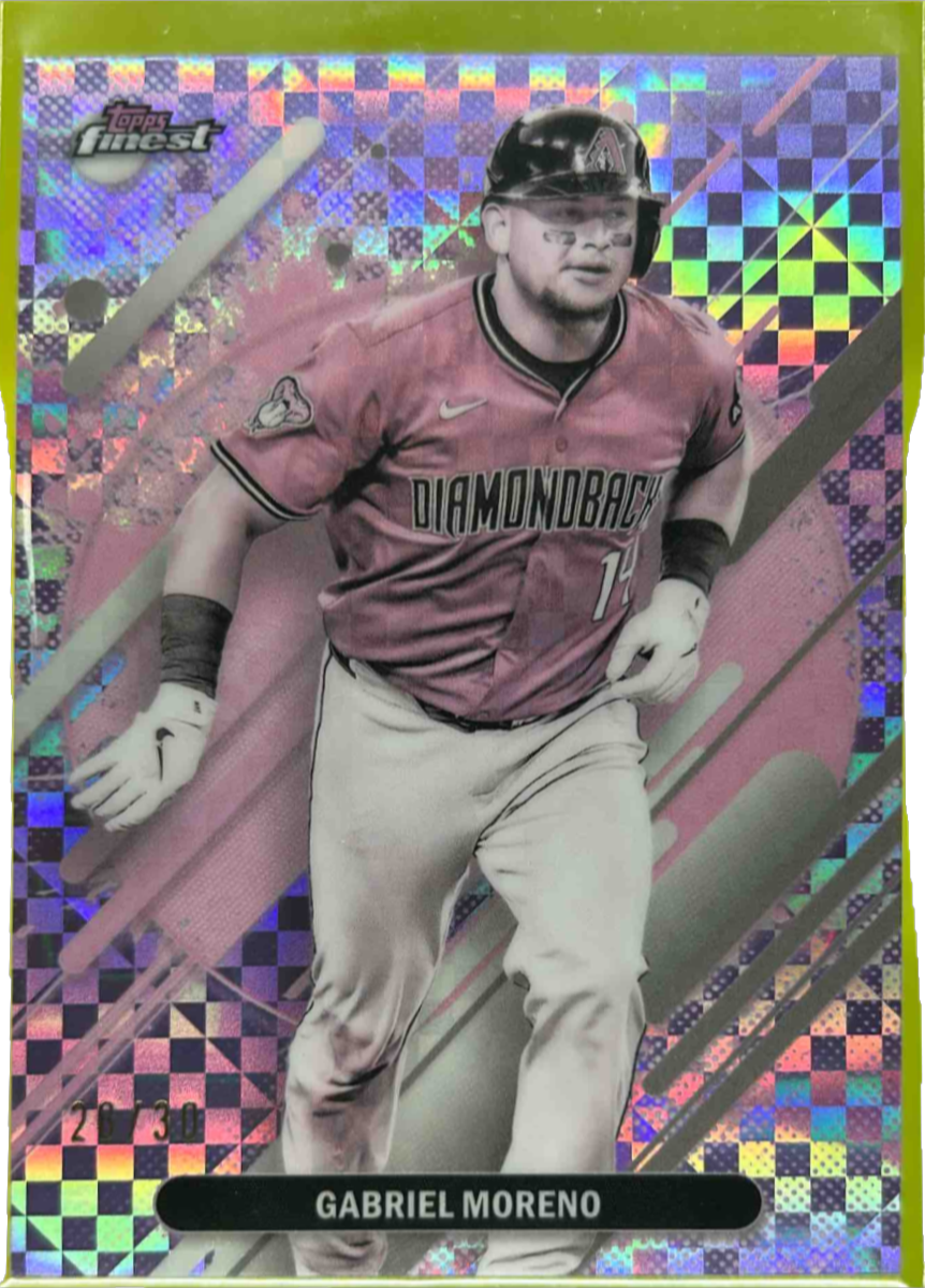Gabriel Moreno 2025 Topps Finest #264 Base Rare - Pearl X-Fractor /30 ...