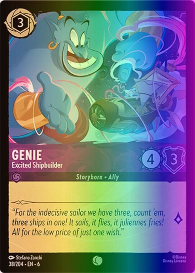 Genie - Excited Shipbuilder Disney Lorcana Cards Price Guide - Sports ...