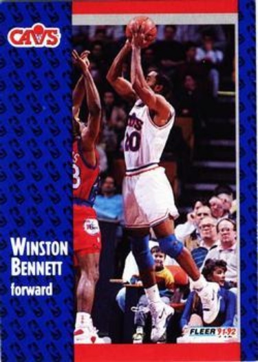 Winston Bennett 1991 Fleer #261 3D Acrylic Price Guide - Sports Card ...