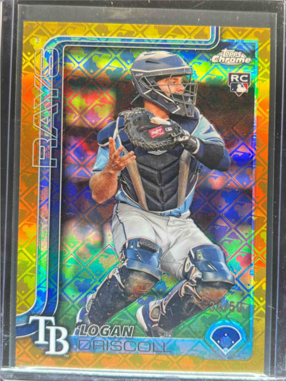 Logan Driscoll 2025 Topps Chrome Logofractor Edition #185 Gold Refractor /50 Price Guide ...