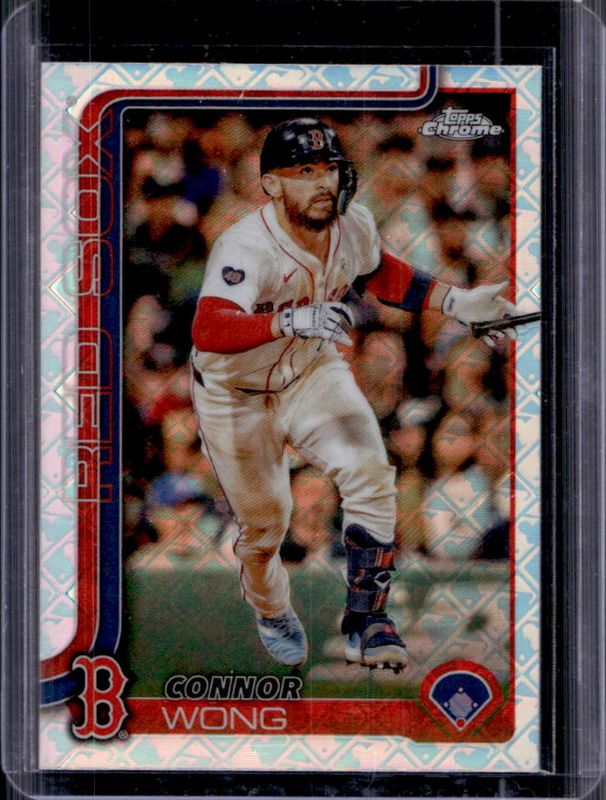 Connor Wong 2025 Topps Chrome Logofractor Edition #10 Base Price Guide ...