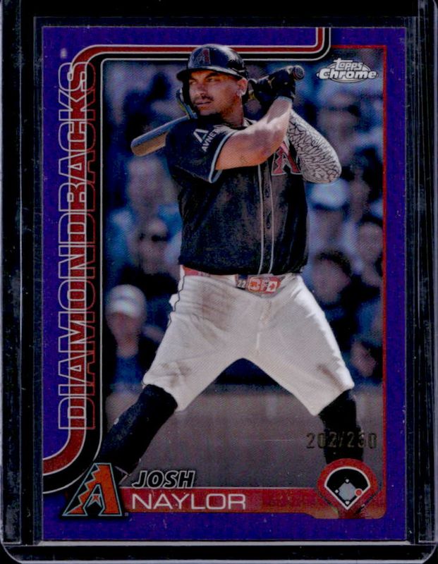Josh Naylor 2025 Topps Chrome Logofractor Edition #15 Purple Refractor ...