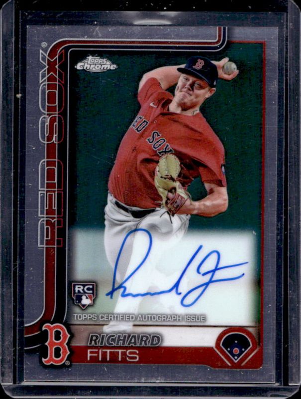 Richard Fitts 2025 Topps Chrome Logofractor Edition #RA-RF Rookie ...