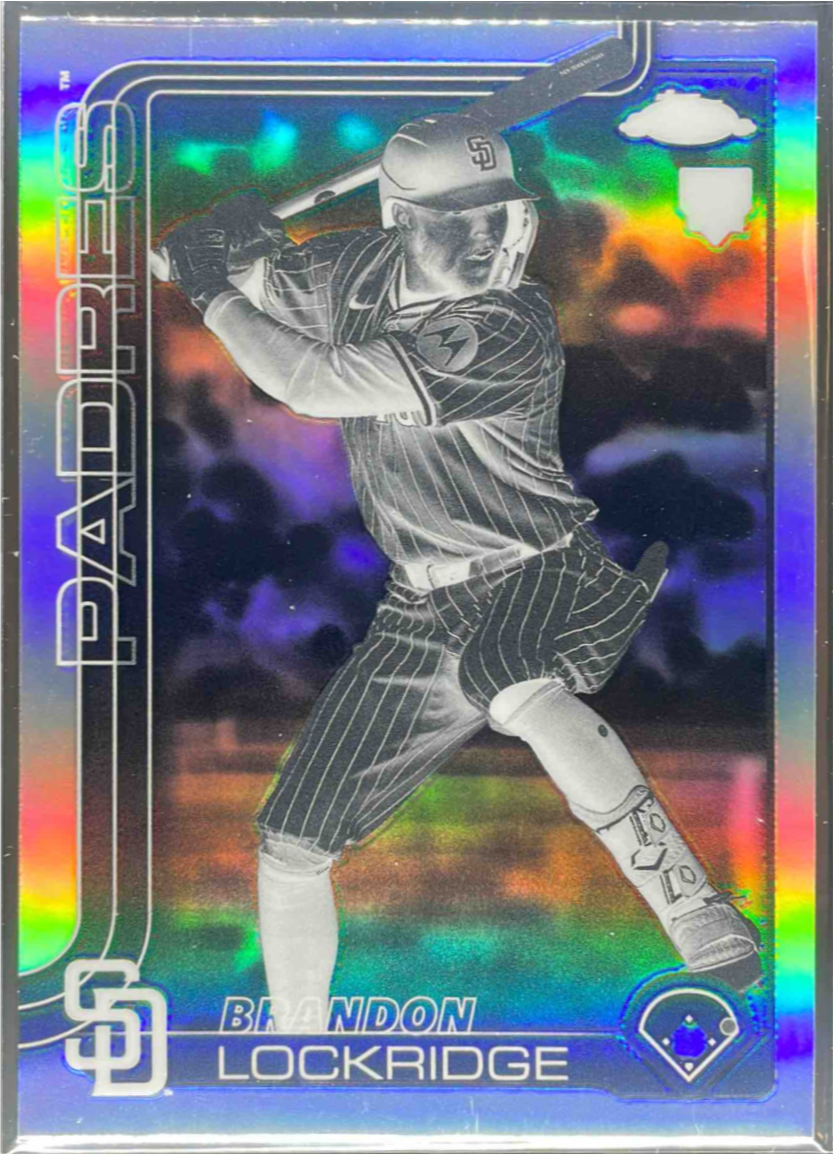 Brandon Lockridge 2025 Topps Chrome #106 Negative Refractor Price Guide ...