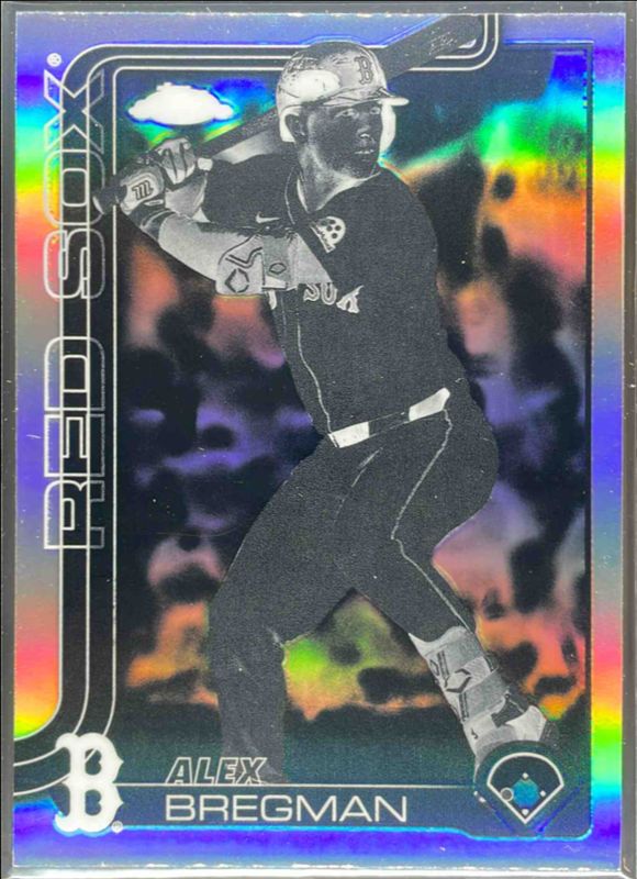 Alex Bregman 2025 Topps Chrome #247 Negative Refractor Price Guide ...