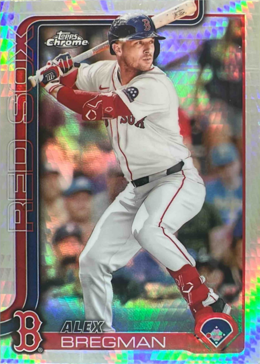 Alex Bregman 2025 Topps Chrome #247 Prism Refractor Price Guide ...