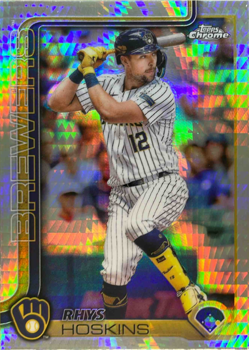 Rhys Hoskins 2025 Topps Chrome #98 Prism Refractor Price Guide - Sports ...