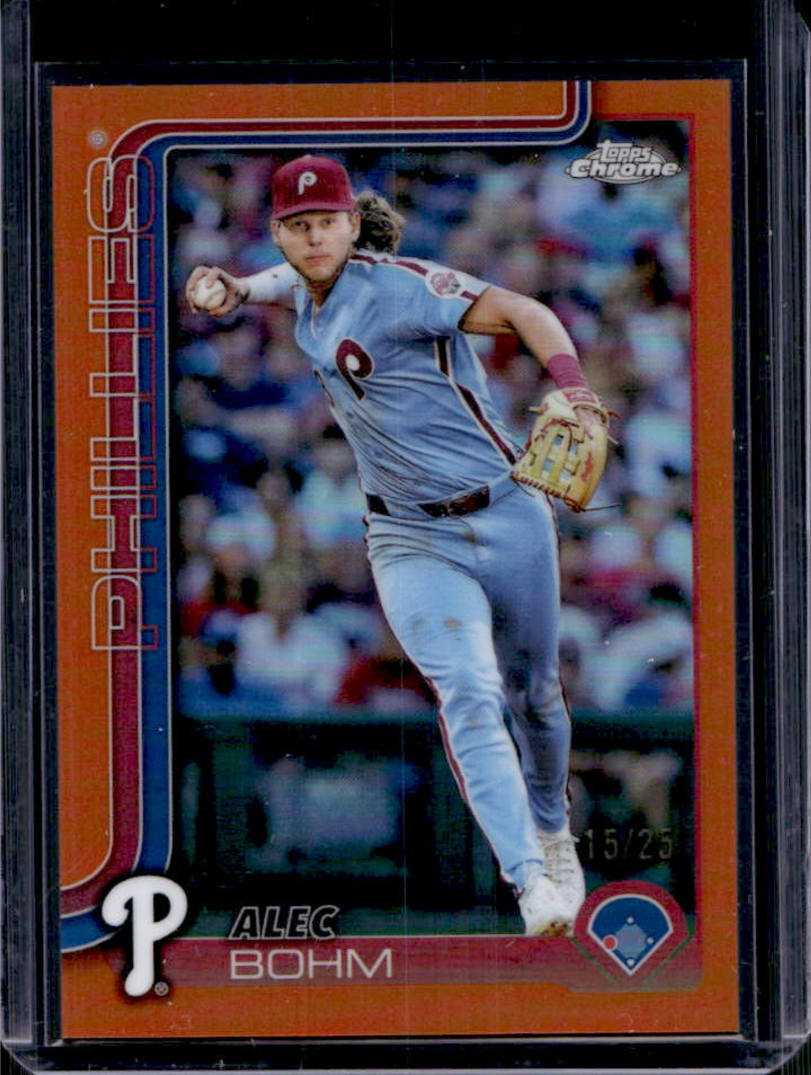 Alec Bohm 2025 Topps Chrome #57 Orange Refractor /25 Price Guide ...